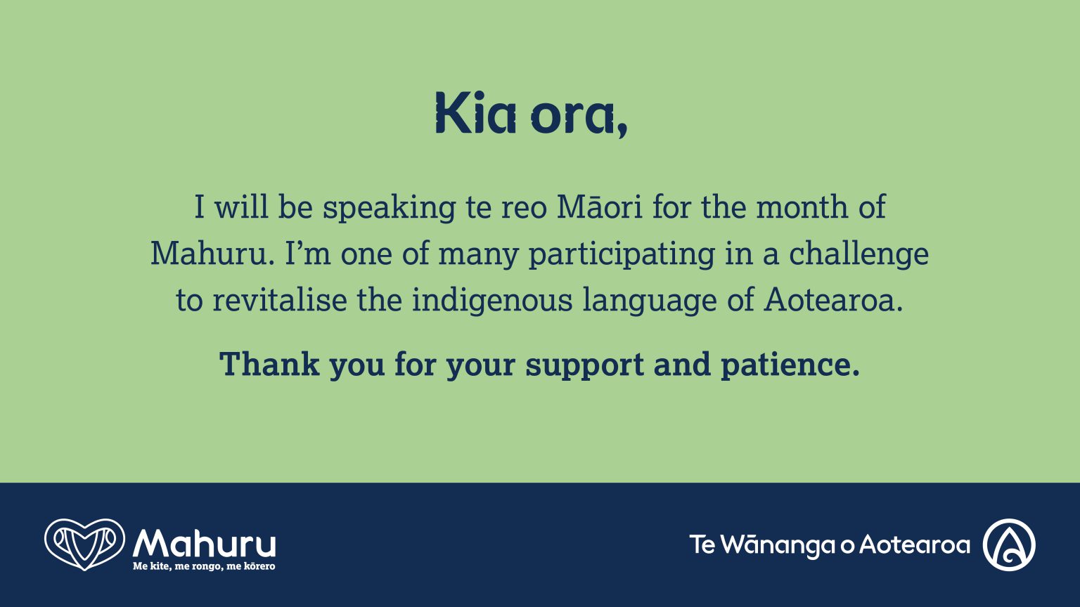 Support Resources – Mahuru Māori